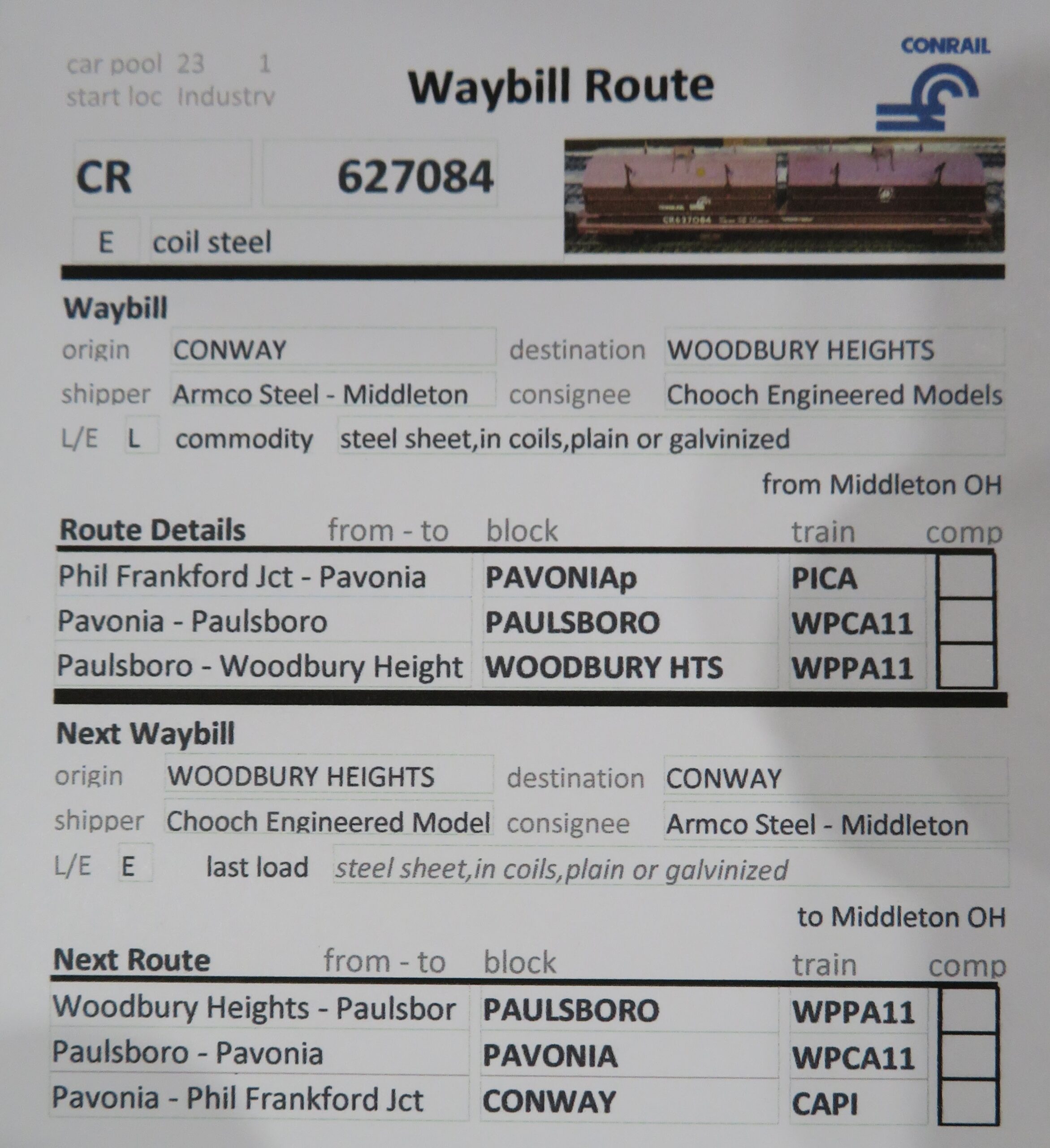Don Oltmann's Conrail - South Jersey - Piedmont Pilgrimage